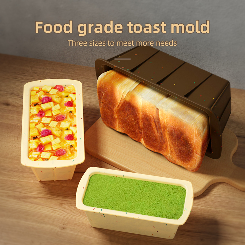 Multi-Size Silicone Toast Mold - Non-Stick & Versatile Bakeware